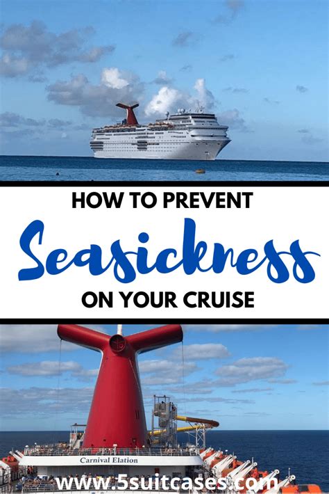 How to Prevent Seasickness on Your Cruise - 5 Suitcases