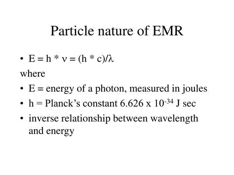 Ppt Lecture 2 Basic Principles Of Electromagnetic Magnetic Radiation