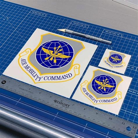 Amc Patch Decal High Quality Air Mobility Command Emblem Etsy