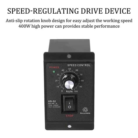 Tool Div 400w Ac 220v Speed Pinpoint Regulator Controller Forward And Backward Motor Governor
