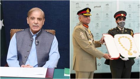 Pm Shehbaz Congratulates Gen Bajwa On Receiving Uaes Highest Civil Award