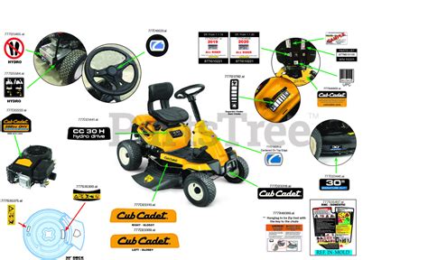 Cub Cadet Cc 30 H 13c721jd010 Cub Cadet Hydro Mini Rider 2020