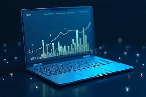 analyzing business growth trends digital workspace infographic modern