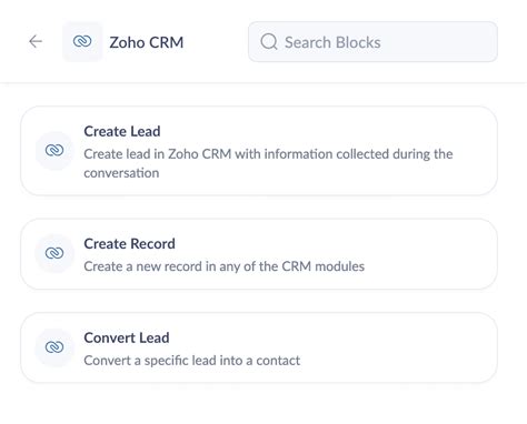Zoho Crm Integration Blocks Automate Crm Workflows With Ease