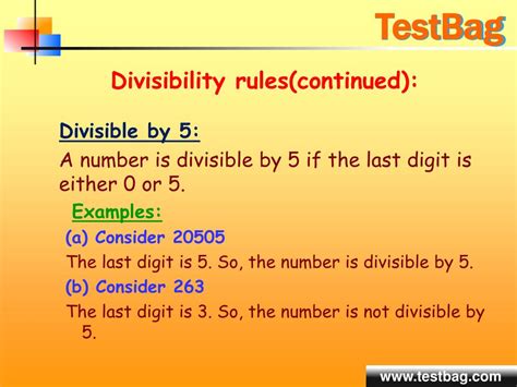 ppt quantitative arithmetic numbers divisibility test hcf and