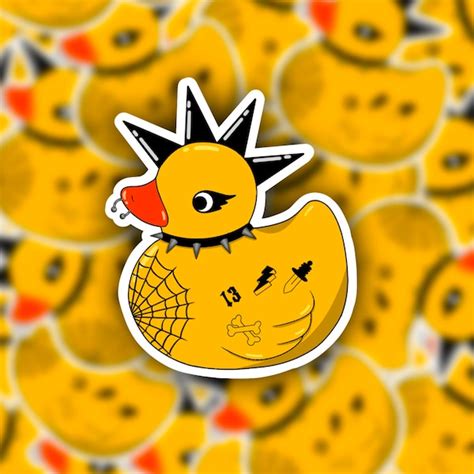 Rubber Duck Sticker Etsy