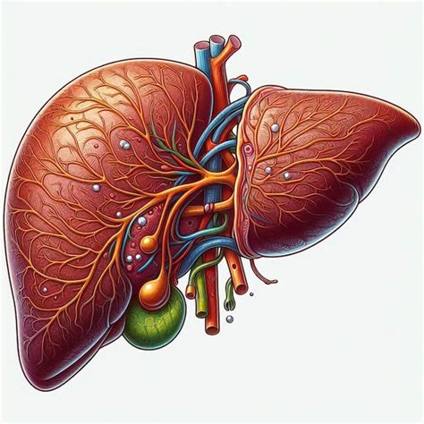 A Picture Of A Human Liver Premium Ai Generated Image