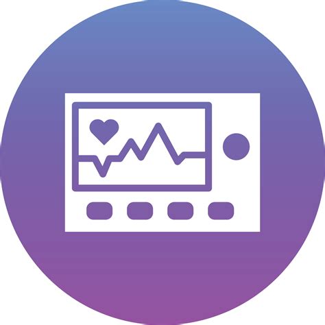 Heart Monitoring Vector Icon 37357307 Vector Art At Vecteezy
