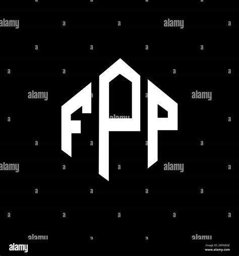 Fpp Letter Logo Design With Polygon Shape Fpp Polygon And Cube Shape Logo Design Fpp Hexagon