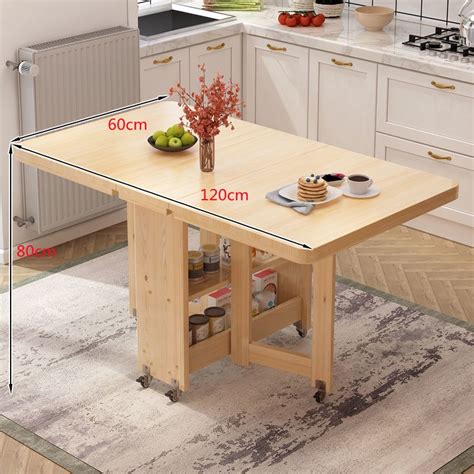 Solid Wood Folding Dining Table And Chairs Small Apartment Rectangular