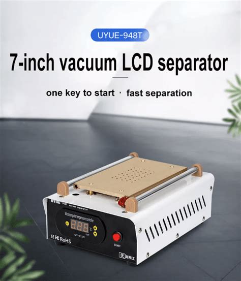 UYUE 948T 7 inch Preheat Separate Machine LCD Screen Built-in Vacuum ...