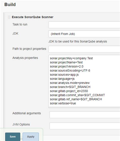 Jenkins Why Is Sonar Gitlab Plugin Not Sending Analyze Results To
