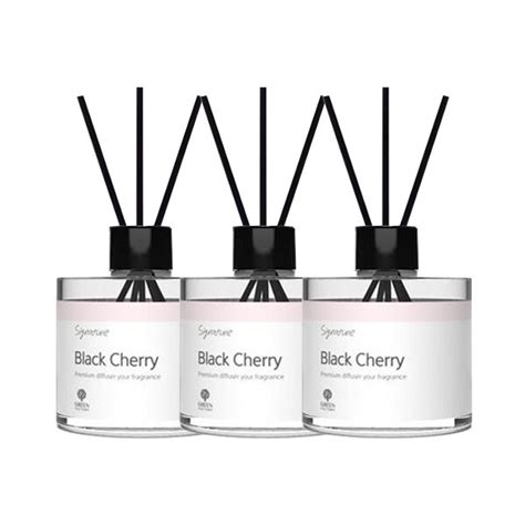 그린팩토리 시그니처 디퓨저 블랙 체리 180ml X 3 실내방향제 티몬