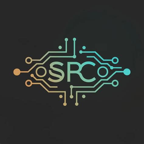 Logo Design For Src Tech Digital Minimalism With Clean Lines And