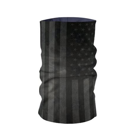 Blacked Out Usa Flag Face Bandana Etsy