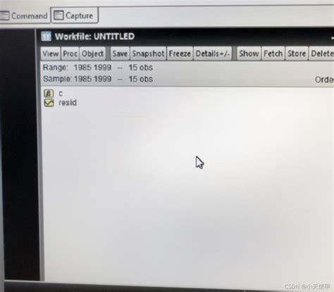 Eviews软件工具——线性回归模型（超详细版本）eviews线性回归 Csdn博客