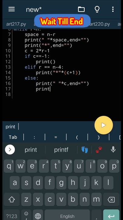 How Easy In Python To Print A Letter Star Pattern Coding Status Shorts Python Howtomake