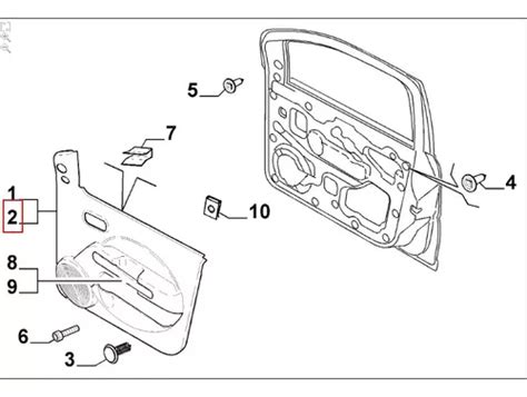 Clientesto Forro Porta Fiat Novo Uno Vivace Esquerdo Parcelamento