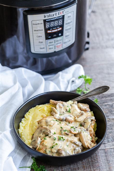 Instant Pot Chicken With Mushrooms Momsdish