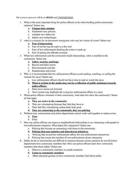 5 3 Module Five Quiz Michelle Garcia The Correct Answers Will Be In Bold And Underlined What