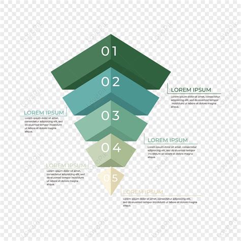 hierarchical pyramid chart abstract style business geometry sales