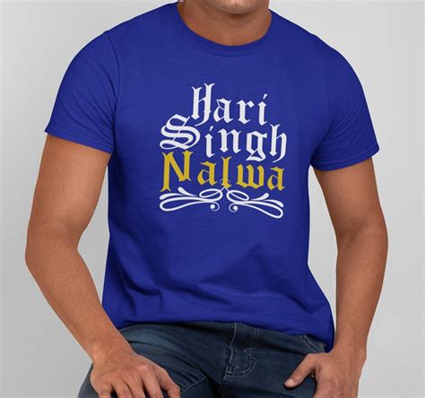 Buy Sardar Hari Singh Nalwa Punjabi Printed Tshirt Online For Men