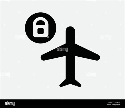 Airplane Aircraft Air Plane Aeroplane Airport Airline Lock Closed