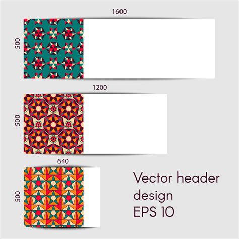 Abstract Header Design Vector Art At Vecteezy