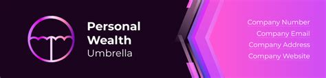 Free Personal Wealth Umbrella Header Template To Edit Online