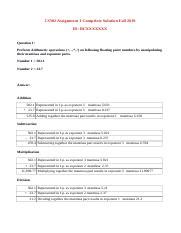 CS302 Assignment 1 Full Solution Docx CS302 Assignment 1 Compelete Solution Fall 2019 ID