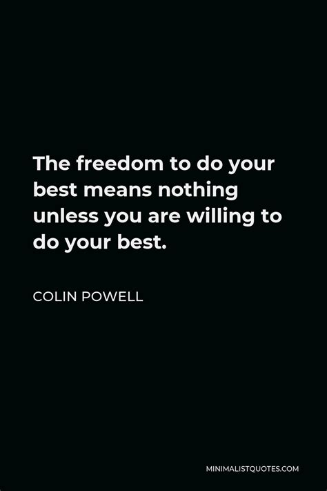 Colin Powell Quotes Minimalist Quotes