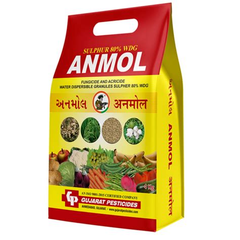 Anmol Sulphur 80 Wdg Gujarat Pesticides