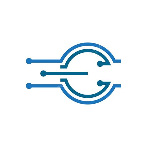 Circuit Clipart Vector Circuit Technology Logo Vector Template Cable