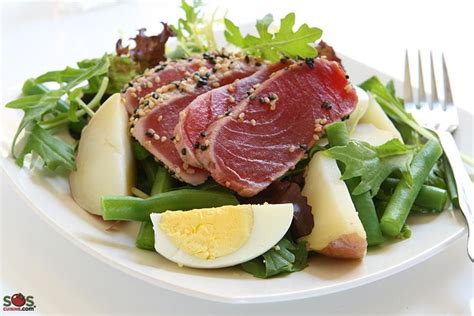 Recettes Salade niçoise au thon frais SOSCuisine