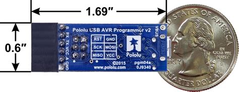 Programador Usb Microcontroladores Avr Atmel Pololu V2 Electronilab