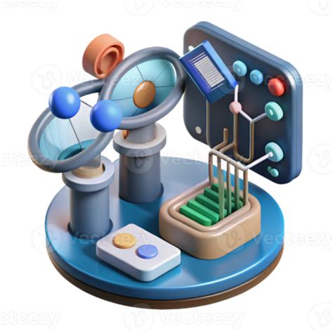 Illustration Of Futuristic Technology Control Panel With Abstract