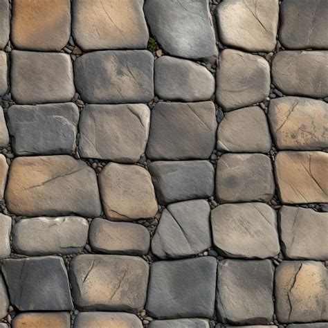 Premium Photo Flagstone Seamless Pattern Premium Photo Flagstone Seamless Pattern