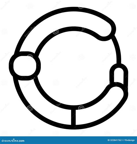 Circular Progress Bar Showing Percentage Of Completion Stock Vector Illustration Of Data