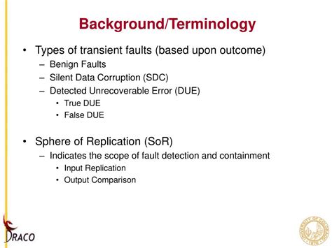 Ppt Transient Fault Tolerance Via Dynamic Process Level Redundancy Powerpoint Presentation