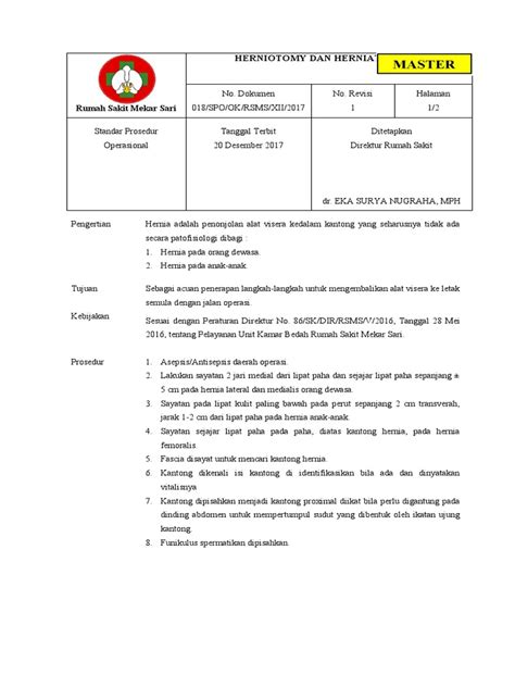 018 Spo Herniotomy Dan Herniatherapy Ucum Pdf
