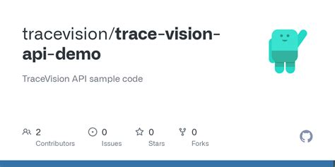 GitHub Tracevision Trace Vision Api Demo TraceVision API Sample Code
