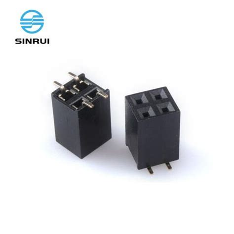 Bulk Buy China Wholesale Female Header Pcb Connectors 2 54mm Pitch N Pin Dual Row Dip Pcb Mount