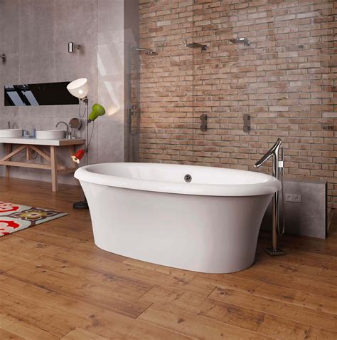 Sanos 7240 Freestanding Air Jet Tub Can Accommodate 2 Bathers Sanos