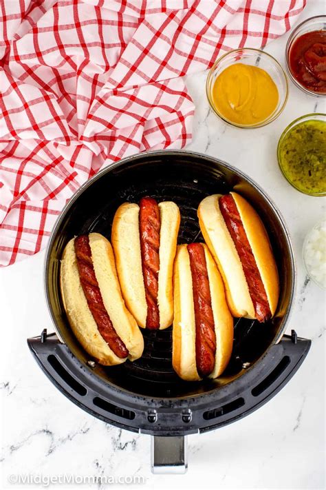 Air Fryer Hot Dogs How To Cook Hot Dogs In The Air Fryer