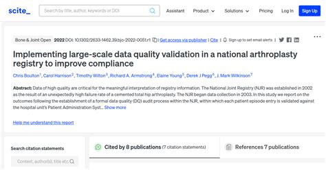 Implementing Large Scale Data Quality Validation In A National