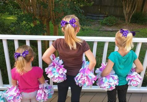 Diy Cheerleading Pom Poms