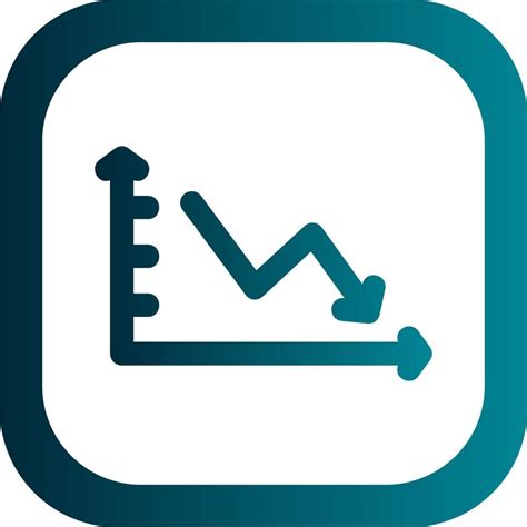 Declining Line Graph Vector Icon Design 20147474 Vector Art At Vecteezy