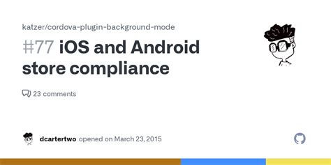 Ios And Android Store Compliance · Issue 77 · Katzercordova Plugin