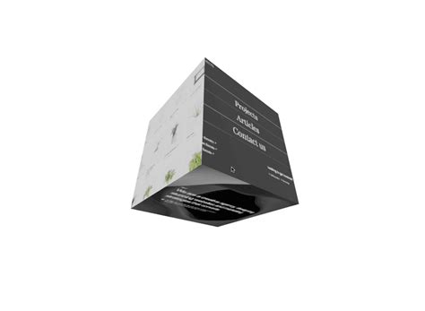 Build A Simple 3d Animated Cube Using Threejs Nextjs And Framer Motion