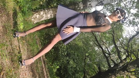 Sexy Chika Bimbo Walking Around In Sexy Dress Shemale Ladyboy Porn XHamster
